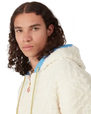 Casablanca Monogram Jacquard Fleece Jacket - Multicolor
