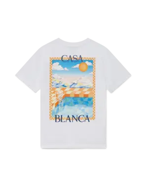 Casablanca Surreal Pool Short Sleeve T-shirt - Multicolor