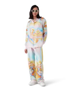 Casablanca Psychedelic Nirvana Silk Trousers