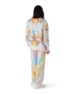 Casablanca Psychedelic Nirvana Silk Trousers