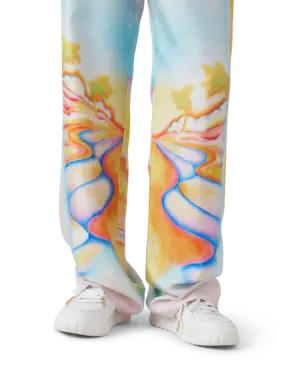 Casablanca Psychedelic Nirvana Silk Trousers