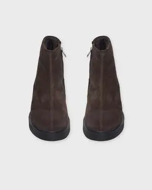 WAKAKUU Cambridge Suede Lamb Fur Boots