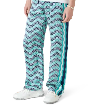 Casablanca Monogram Wave Silk Trousers