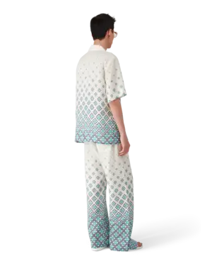 Casablanca Gradient Monogram Linen Trousers