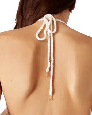 Casablanca Motif Crochet Bikini Top