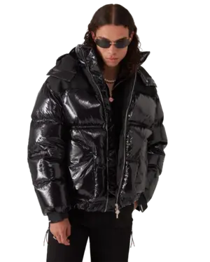 Casablanca Nylon Puffer Down Jacket - Multicolor