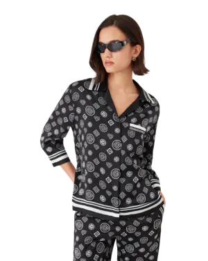 Casablanca Monogram Pyjama Silk Sat