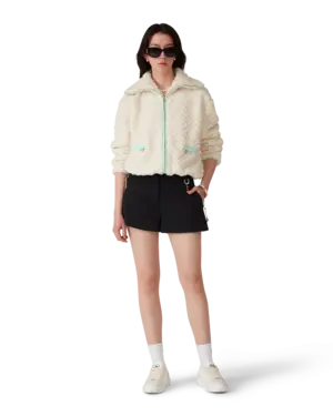 Casablanca Monogram Jacquard Fleece Jacket - Multicolor
