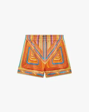 Casablanca Low Rider Silk Shorts - Multicolor