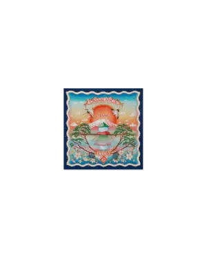 Casablanca Tennis Club Medium Silk Scarf By - Multicolor
