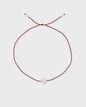 CBYC Heart Bracelet - Bordeaux