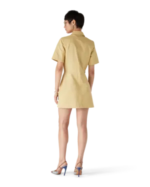 Casablanca Cotton Monogram Jacquard Mini Dress - Multicolor