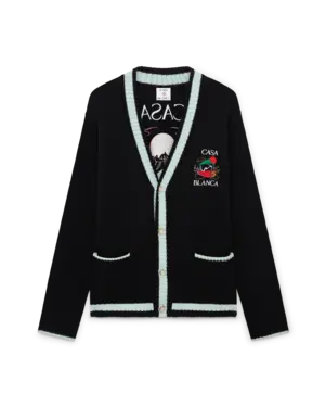 Casablanca Casa Mountain Temple Cardigan - Multicolor