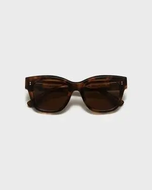 Chimi D-frame Sunglasses With Uv Protection - Tortoise