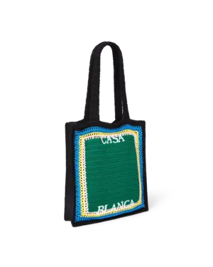 Casablanca Stripe Crochet Tote - Multicolor