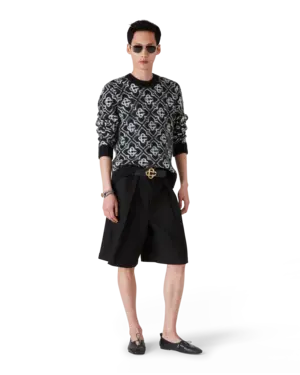 Casablanca Monogram Mohair Jumper
