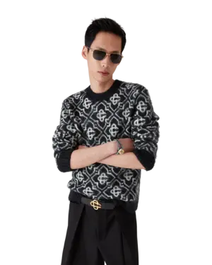 Casablanca Monogram Mohair Jumper