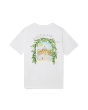 Casablanca L'arche De Tennis Short Sleeve T-shirt - Multicolor