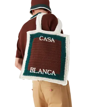 Casablanca Stripe Crochet Bag - Multicolor