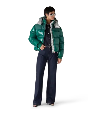 Casablanca Nylon Puffer Down Jacket - Multicolor