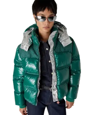 Casablanca Nylon Puffer Down Jacket - Multicolor