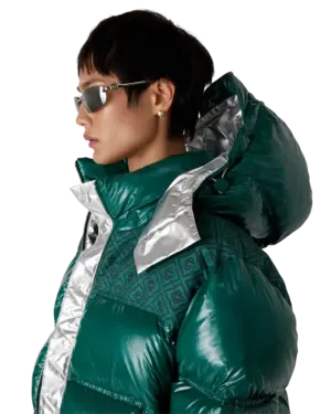 Casablanca Nylon Puffer Down Jacket - Multicolor
