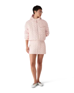 Casablanca Nylon Quilted Mini Skirt