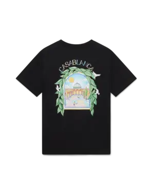 Casablanca L'arche De Tennis Short Sleeve T-shirt - Multicolor