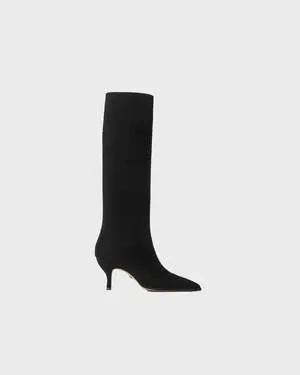 SANIA D'MINA Avenue High Boots - Black