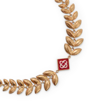 Casablanca Gold Laurel Leaf Bracelet
