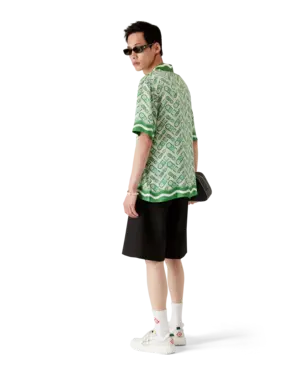 Casablanca Ping Pong Short Sleeve Silk Shirt - Multicolor