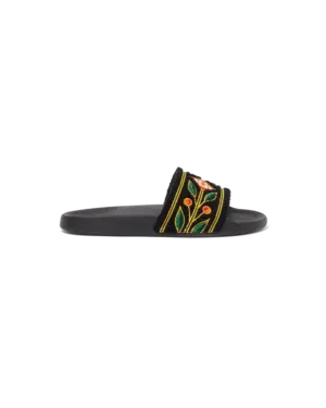 Casablanca Laurel Terry Slides - Multicolor