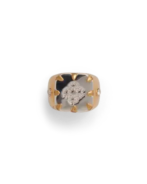 Casablanca Cc Logo Signet Ring
