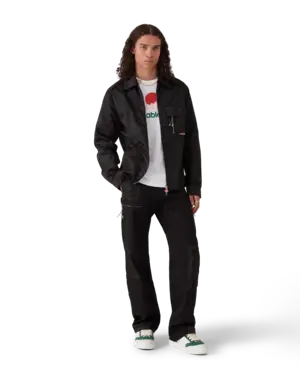 Casablanca Nylon Mountain Camo Zip Shirt