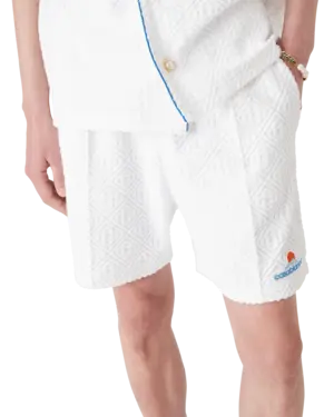 Casablanca Monogram Jacquard Towelling Shorts