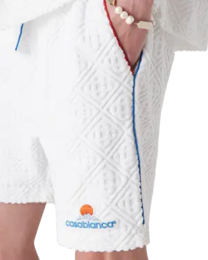 Casablanca Monogram Jacquard Towelling Shorts