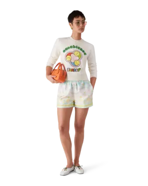 Casablanca Candy Icons Silk Twill Shorts