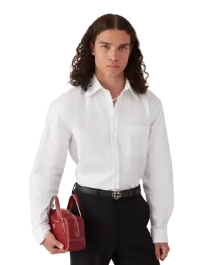 Casablanca Cotton Monogram Jacquard Oxford Shirt - Multicolor