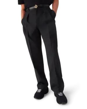 Casablanca Wool Tailoring Pleated Trousers