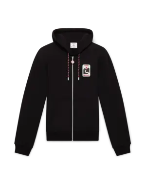 Casablanca Sunset Valley Zip Hooded Sweatshirt - Multicolor