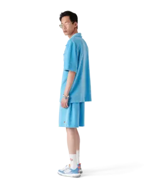 Casablanca Velour Stripe Shorts - Multicolor