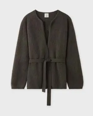 ALMADA Aria Brushed Cashmere Cardigan