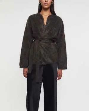 ALMADA Aria Brushed Cashmere Cardigan
