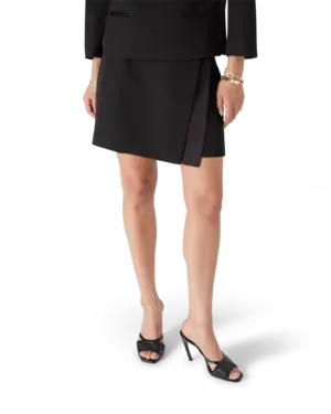 Casablanca Wool Tailoring Wrap Mini Skirt