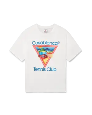 Casablanca Tennis Club Icon Short Sleeve T-shirt - Multicolor