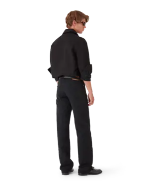 Casablanca Denim Monogram Straight Leg Jeans