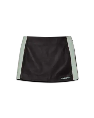 Casablanca Leather Mini Skirt