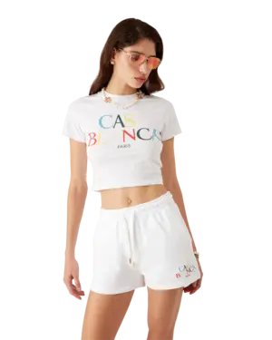 Casablanca Stacked Logo Sweatshorts