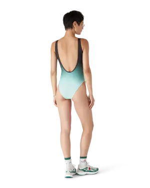 Casablanca Gradient Swimsuit - Black