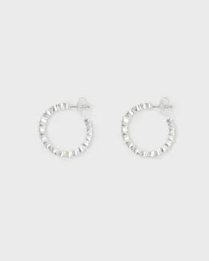 RAGBAG Hoop Earrings - Silver